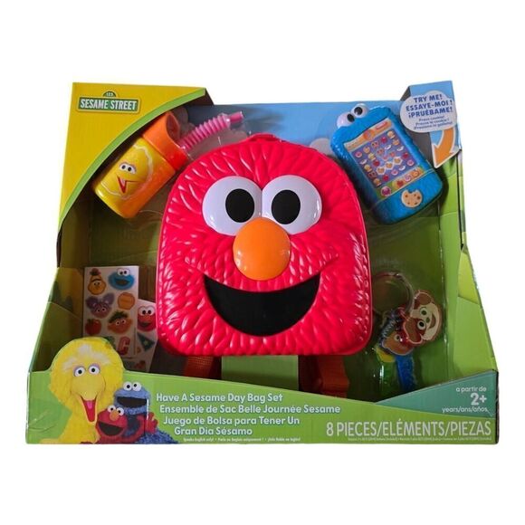 Sesame Street | Toys | Sesame Street Have Asesame Day Bag Set Elmo ...